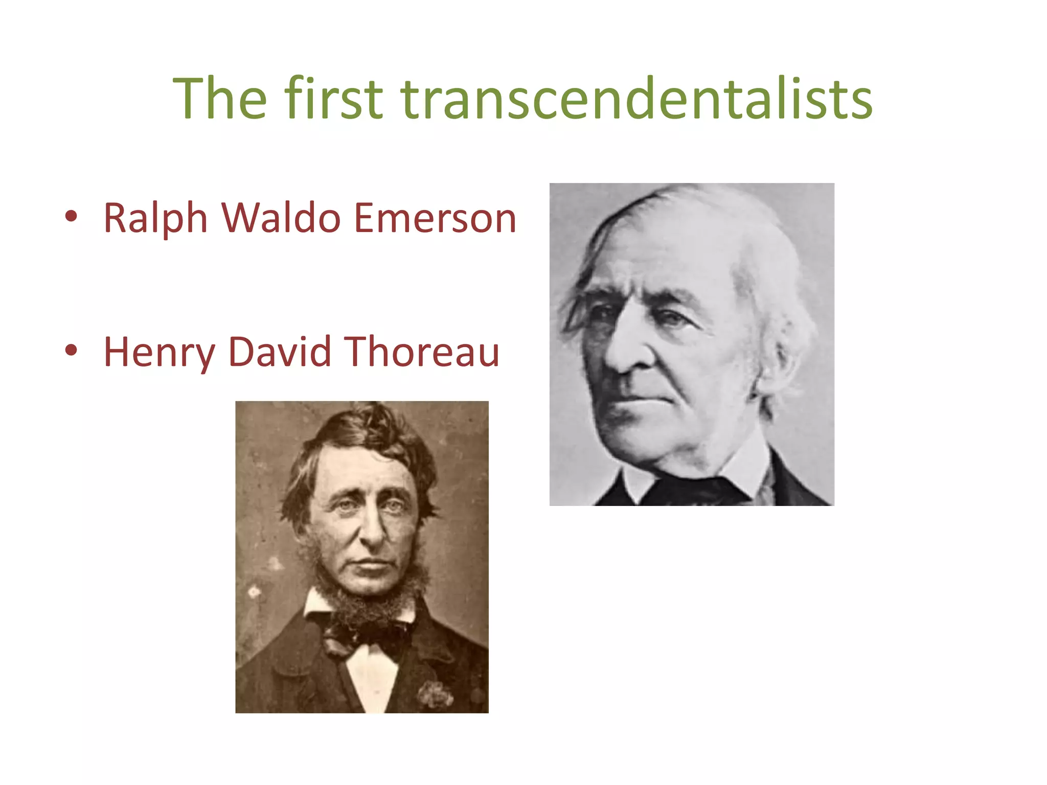 American Transcendentalism Good Copy[1] | PPTX