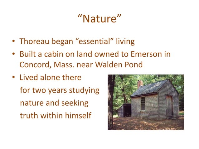 American Transcendentalism Good Copy[1] | PPT