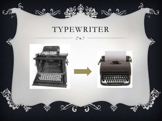 American typewriter | PPTX