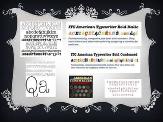 American typewriter | PPTX
