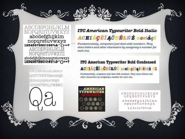American typewriter | PPTX