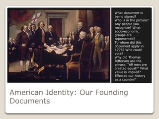 American values and identity | PPTX