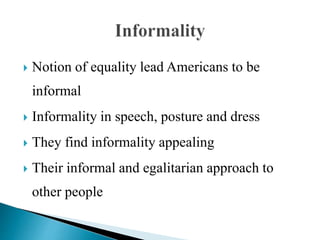 American values & assumptions | PPT