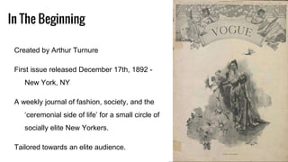 American Vogue presentation | PPTX | Celebrity Style | Pop Culture