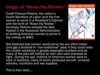 American Women in WW2 | PPT