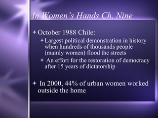 Americas and Women | PPT