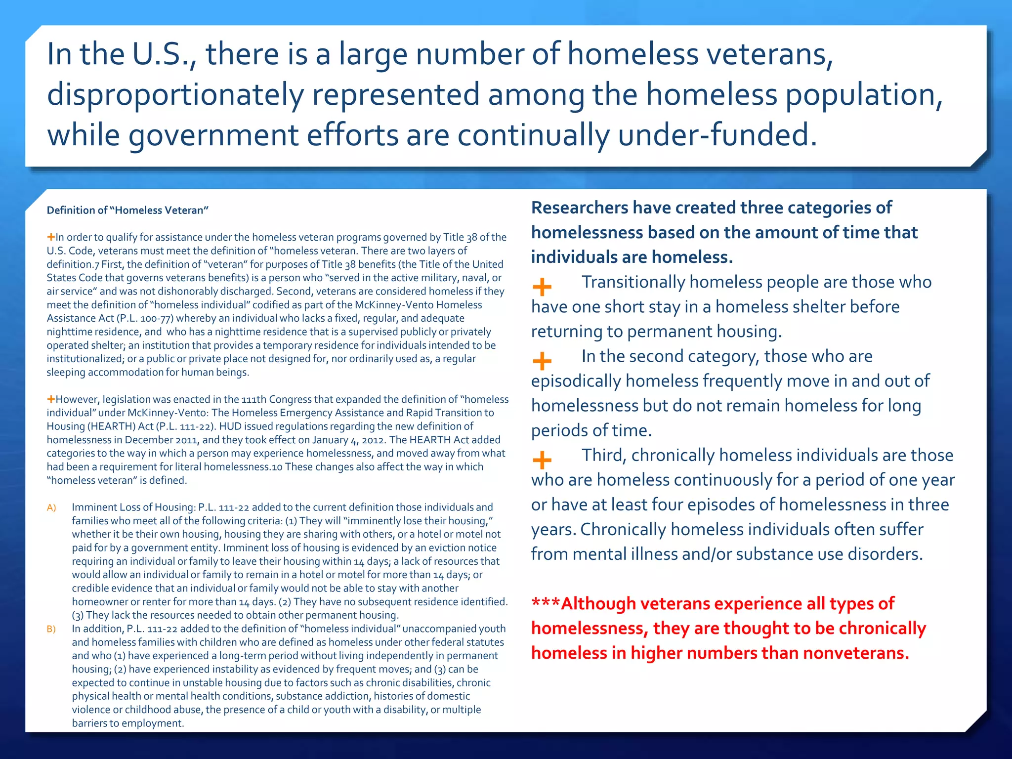 America's Homeless Heroes | PPTX