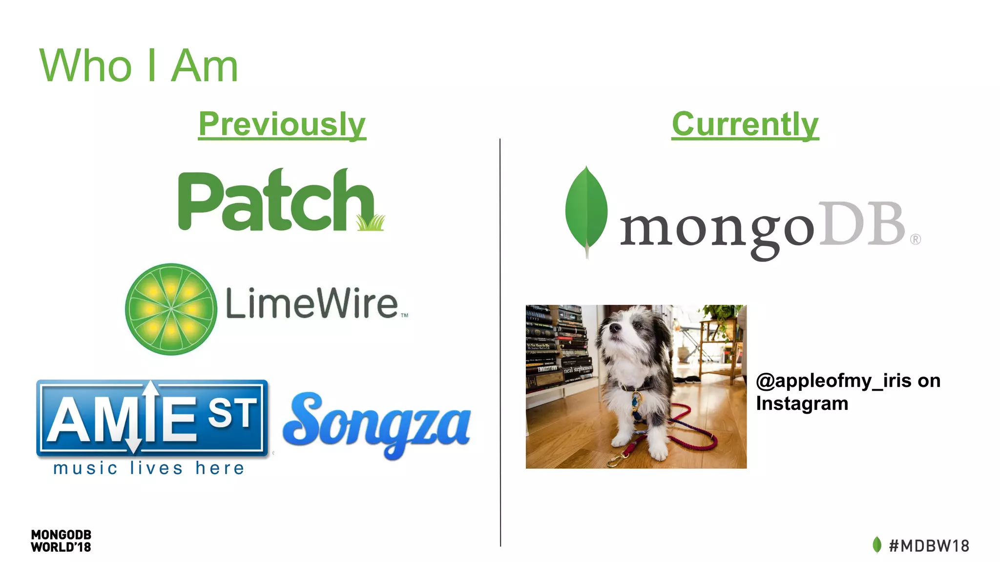 MongoDB World 2018: How an Idea Becomes a MongoDB Feature | PPT