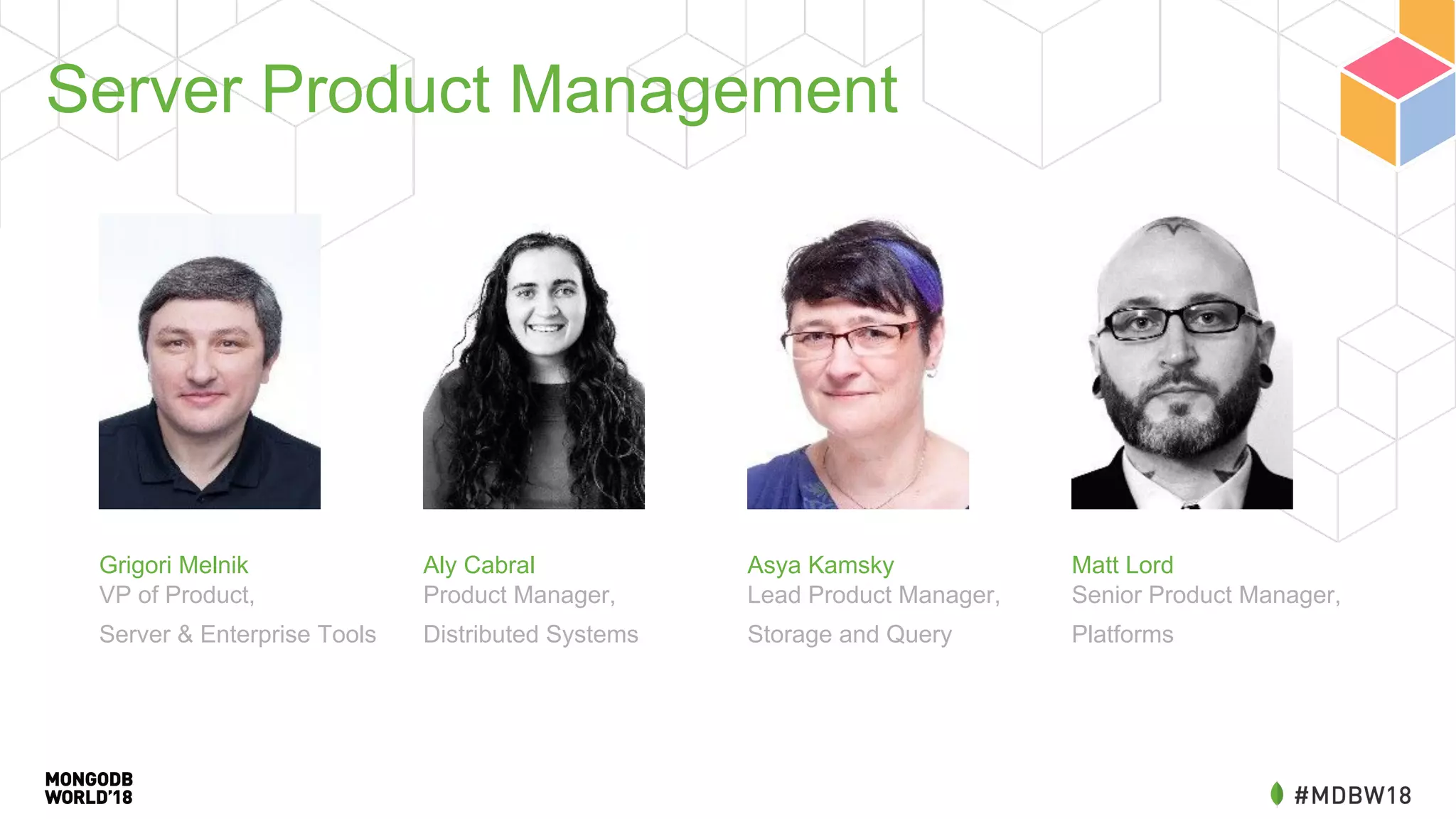 MongoDB World 2018: How an Idea Becomes a MongoDB Feature | PPT