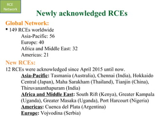 Progress of Global RCE Network 2015-2016 | PPT