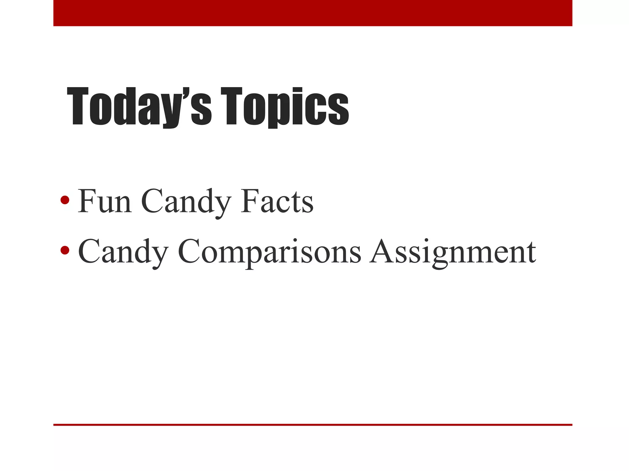 America's top candy | PPTX