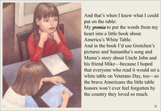 America's white table | PPTX