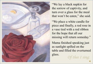 America's white table | PPTX