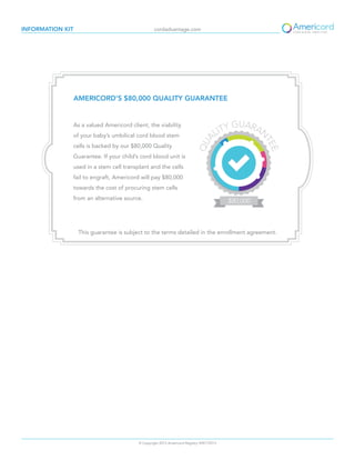 Americord information kit | PDF
