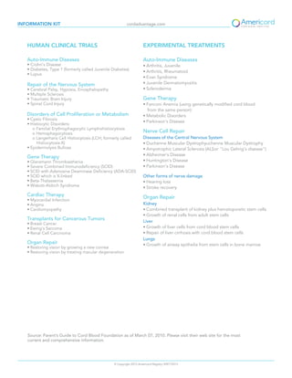 Americord information kit | PDF