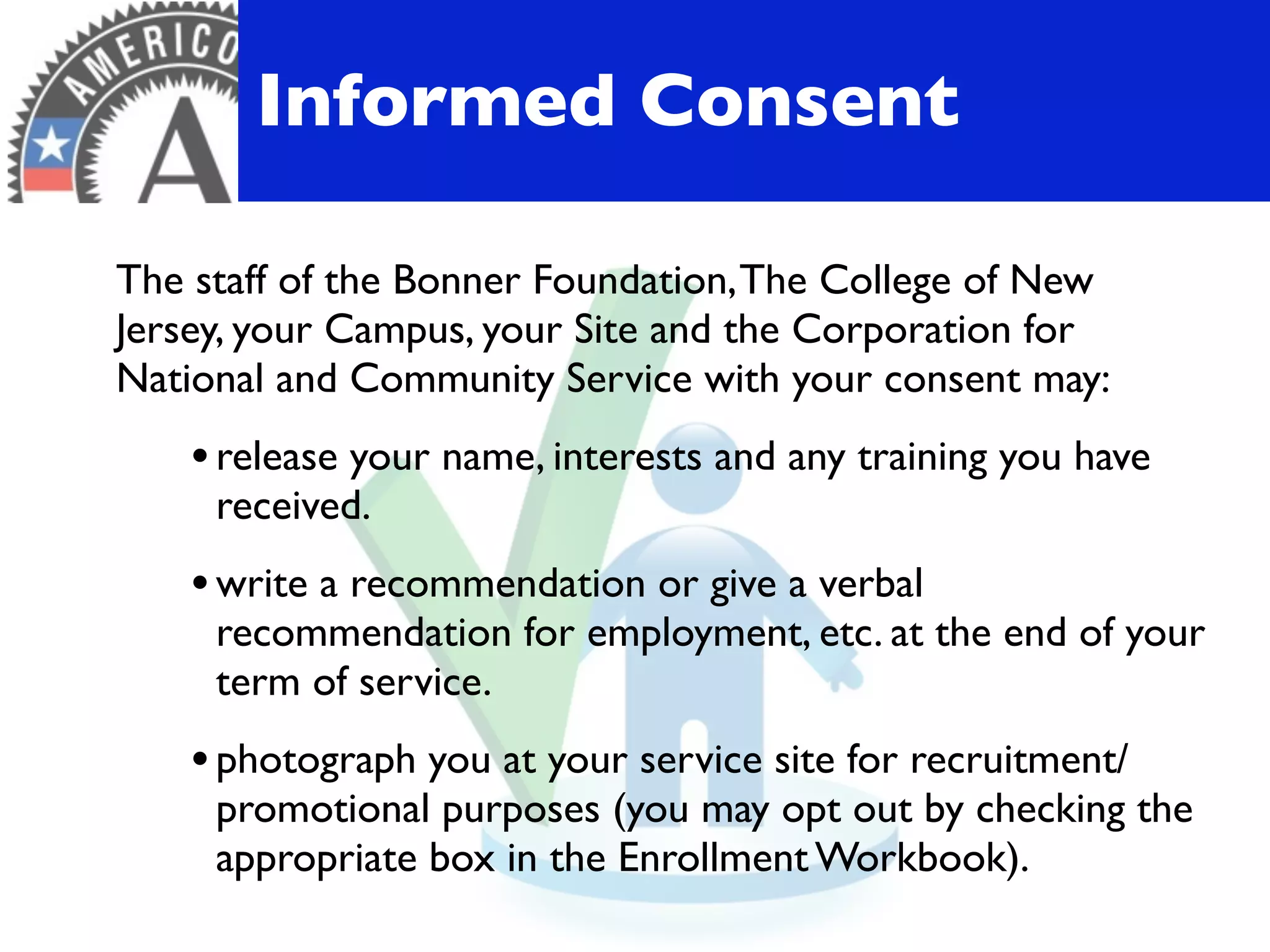 Bonner AmeriCorps 101 | KEY