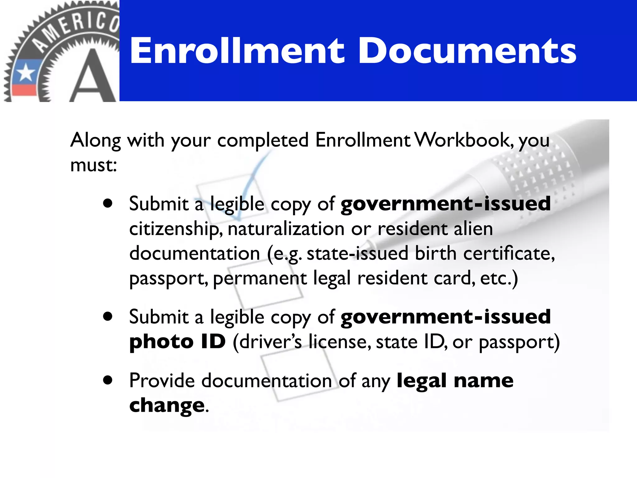 Bonner AmeriCorps 101 | KEY