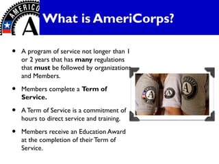 Ameri corps 101 | PPT