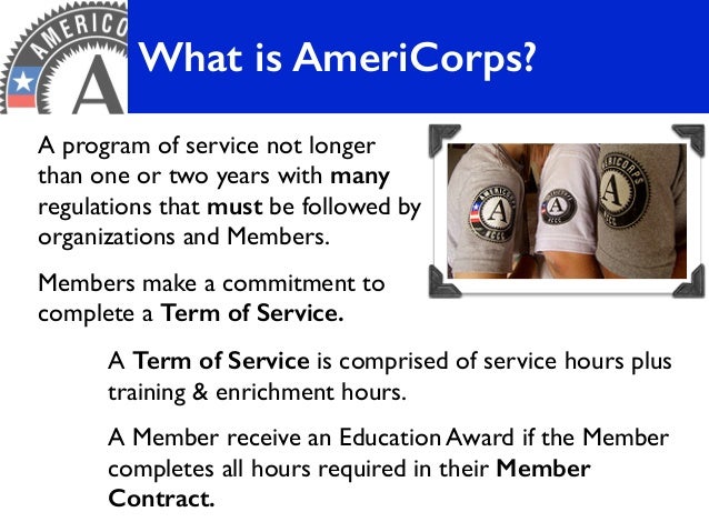 AmeriCorps 101 for 2013-14 program year