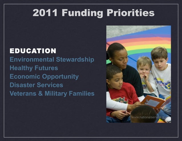 AmeriCorps Education Presentation FY2011 | PPT