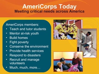 Ameri corps presentation general focus final2 | PPT
