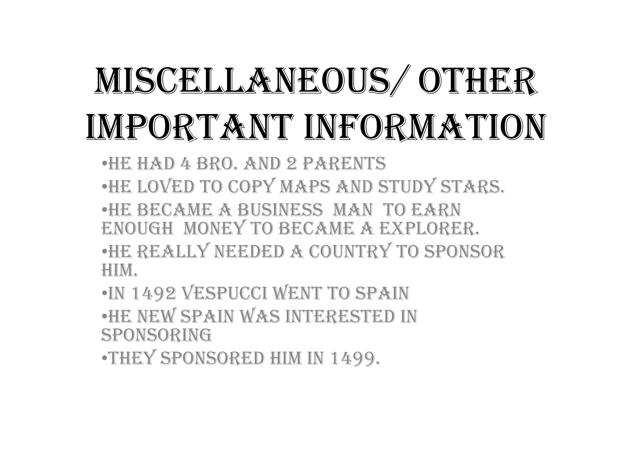 Amerigo Vespucci | PPTX