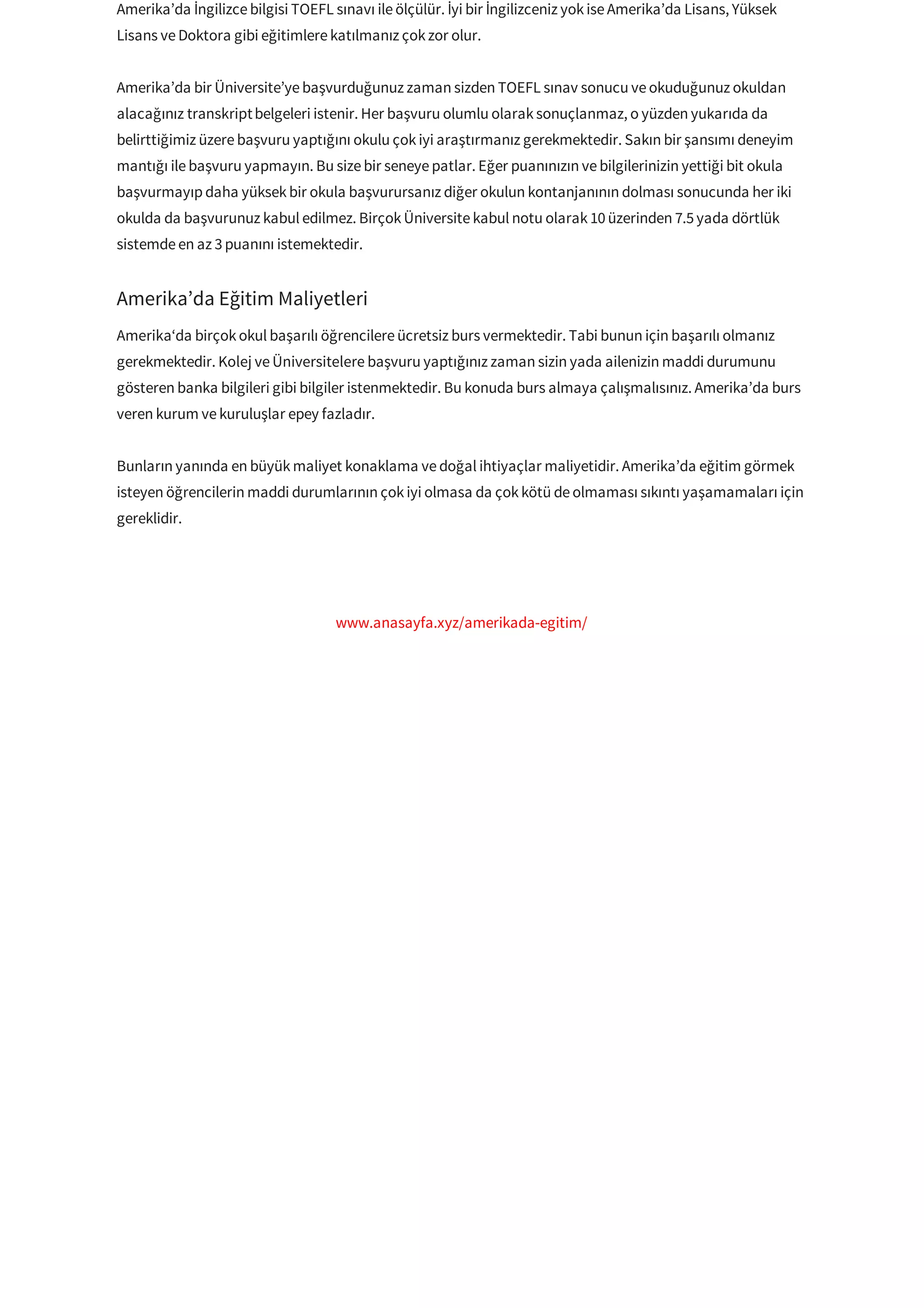 Amerikada egitim | PDF