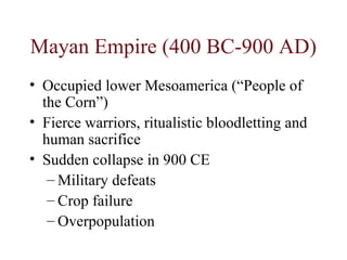 Amerindian Civilizations in Latin America | PPT