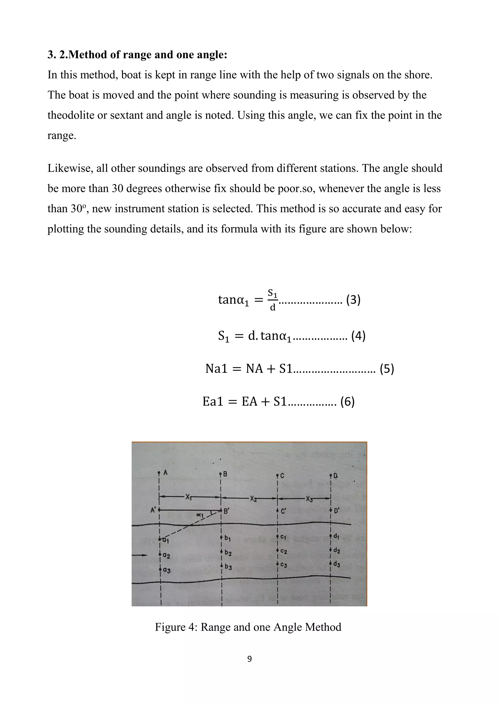 Methods of Shore Observations for Horizontal position Fixing | PDF