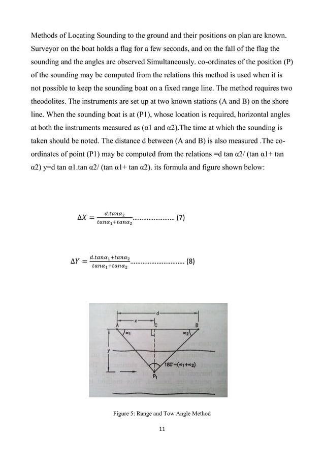 Methods of Shore Observations for Horizontal position Fixing | PDF ...