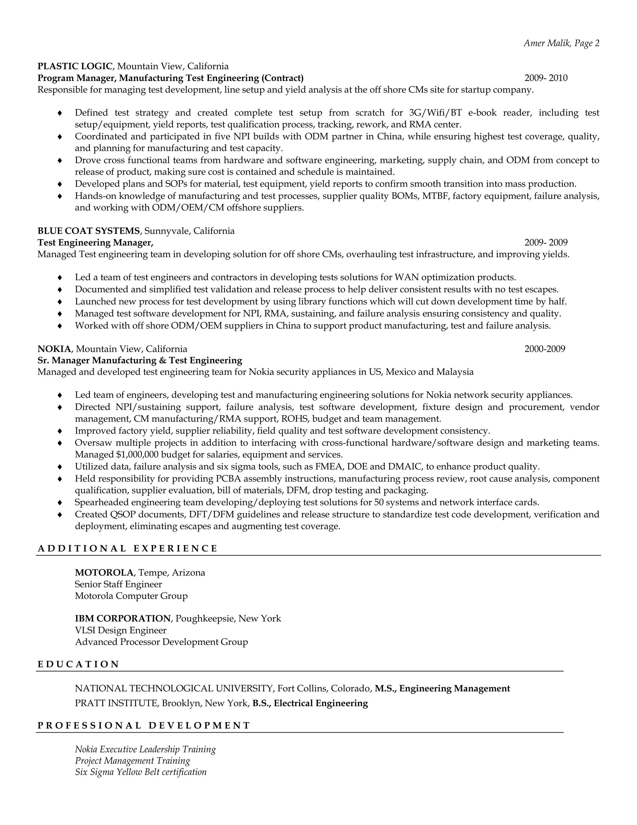 Amer malik resume | PDF