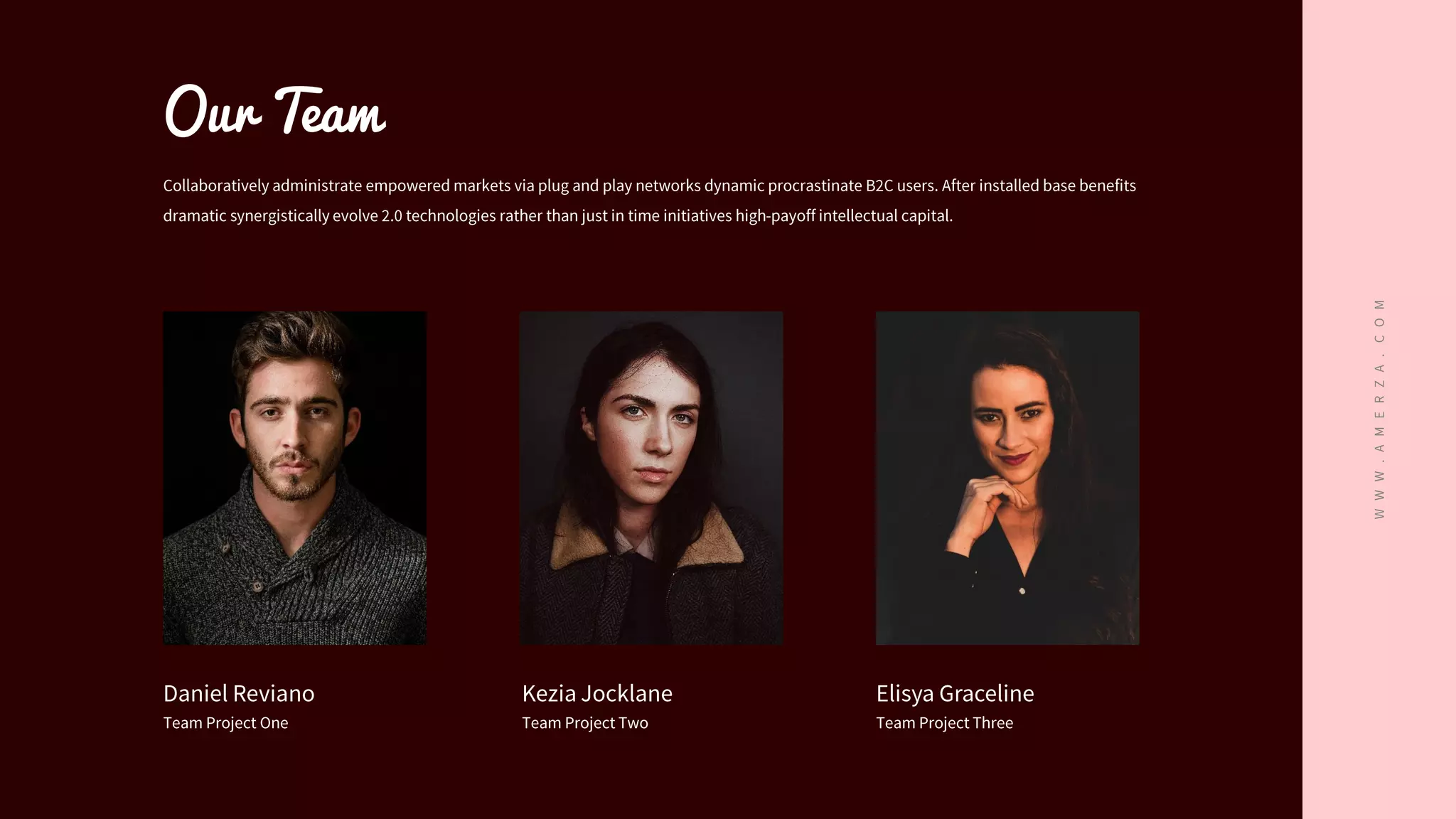 Amerza Presentation : Dark Color Version | PPT