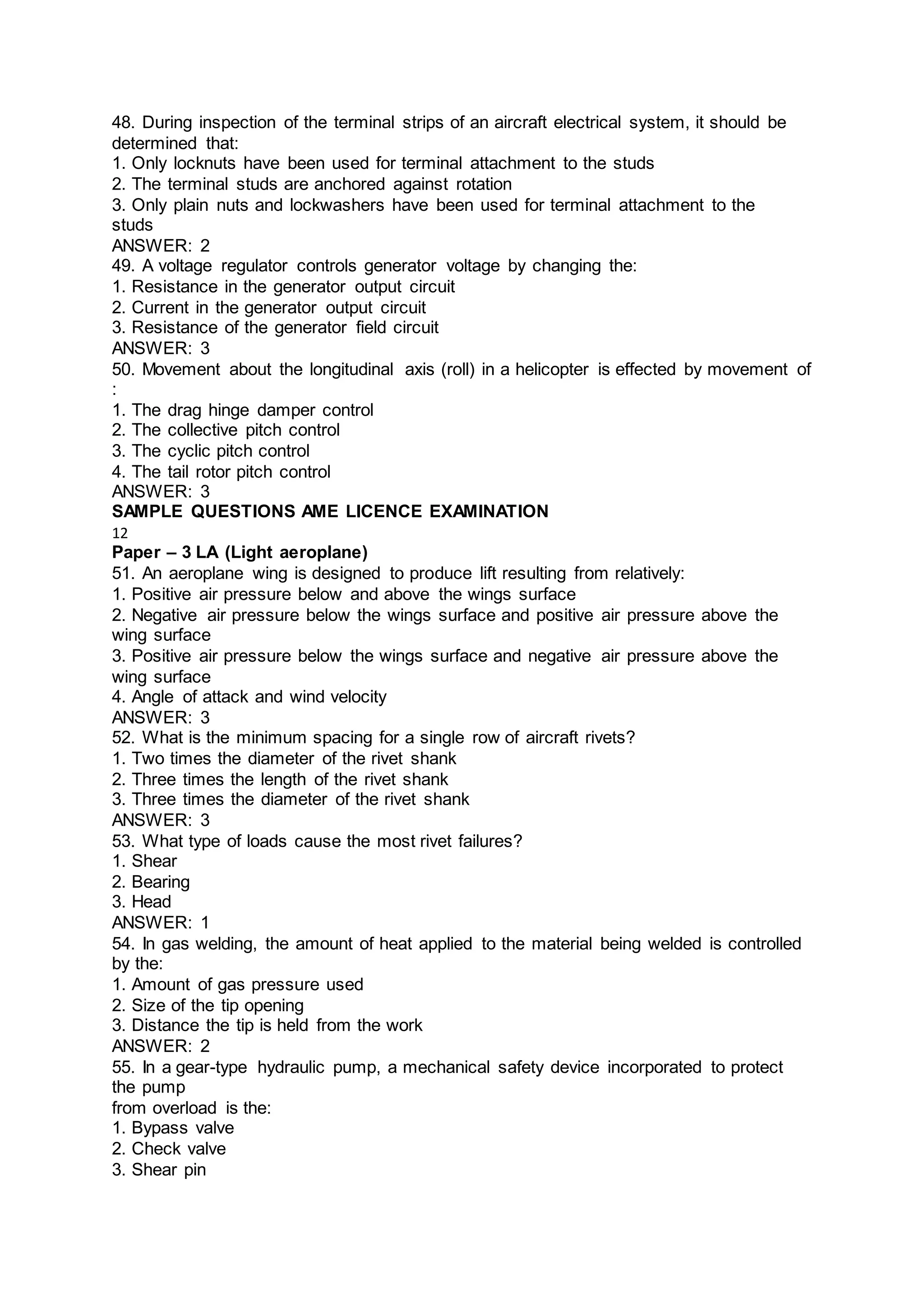 Ame sample qn paper | DOCX