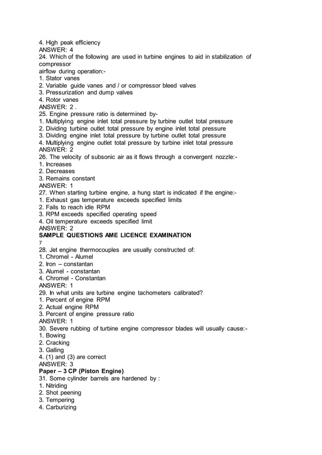 Ame sample qn paper | PDF