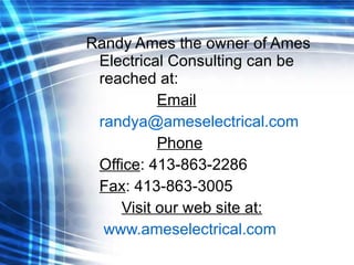 Ames Electrical Consulting | PPT