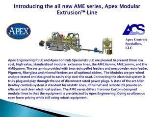 Apex Modular Extrusion | PPT