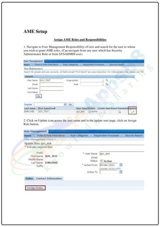Ame setup po requisitions (1) | PDF
