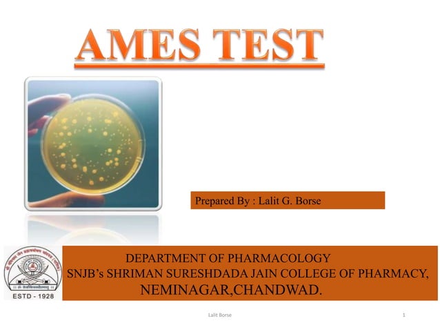 Ames test | PPT