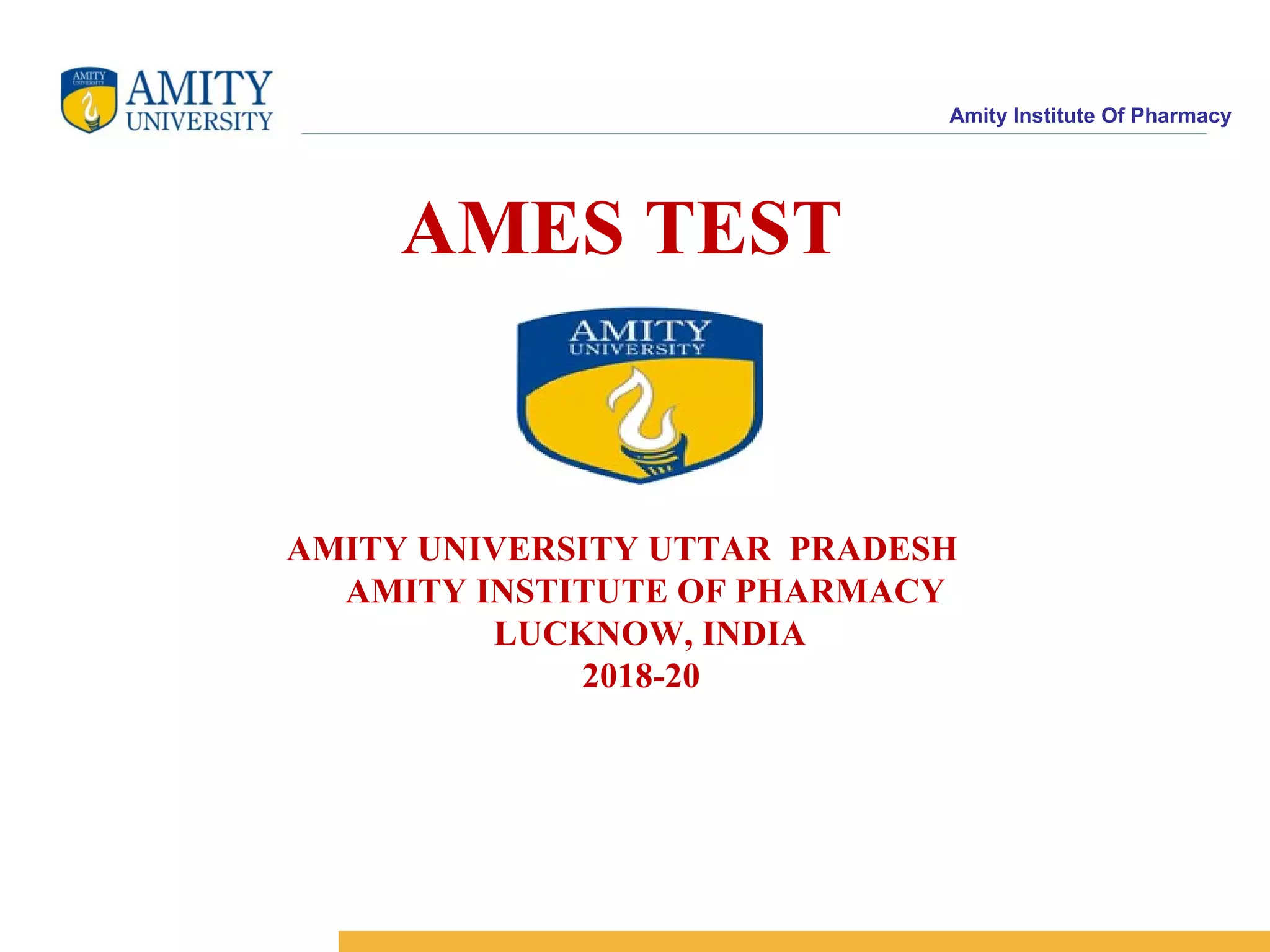 Ames test | PPT