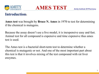 Ames test | PPT