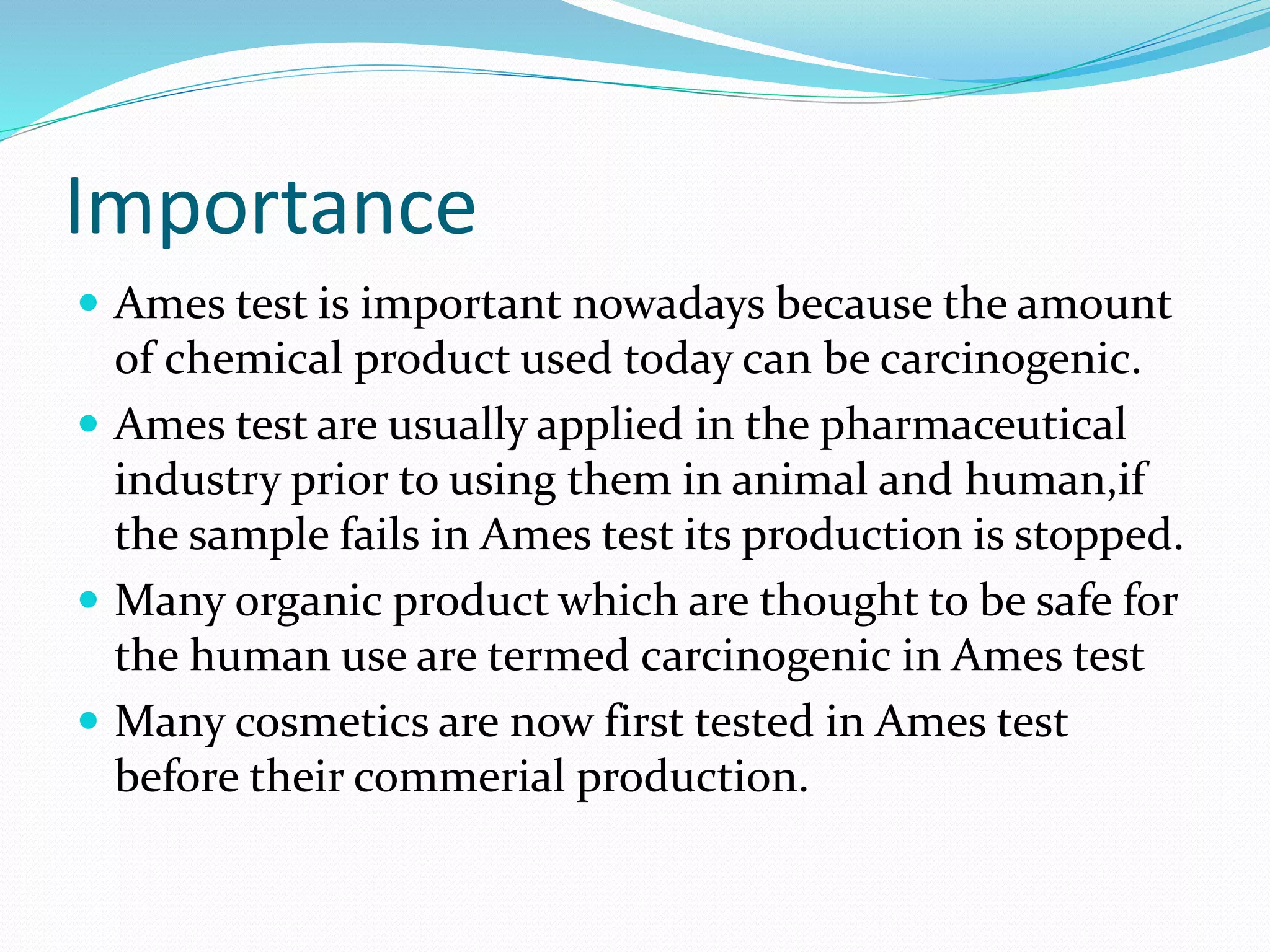 Ames test | PPTX