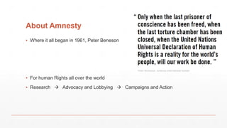 Amesty international | PPTX
