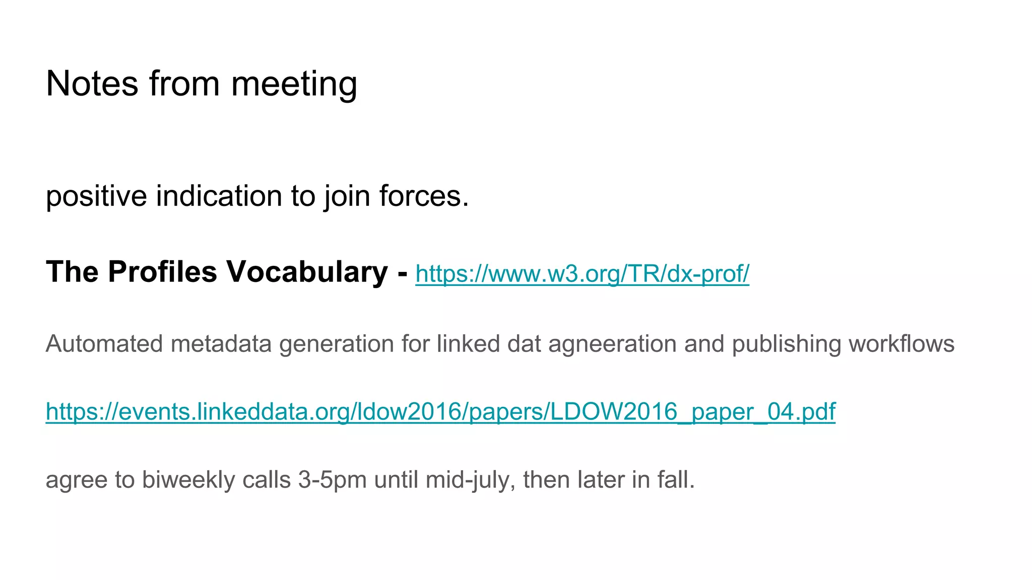 A metadata standard for Knowledge Graphs | PPTX | Databases | Computer Software and Applications