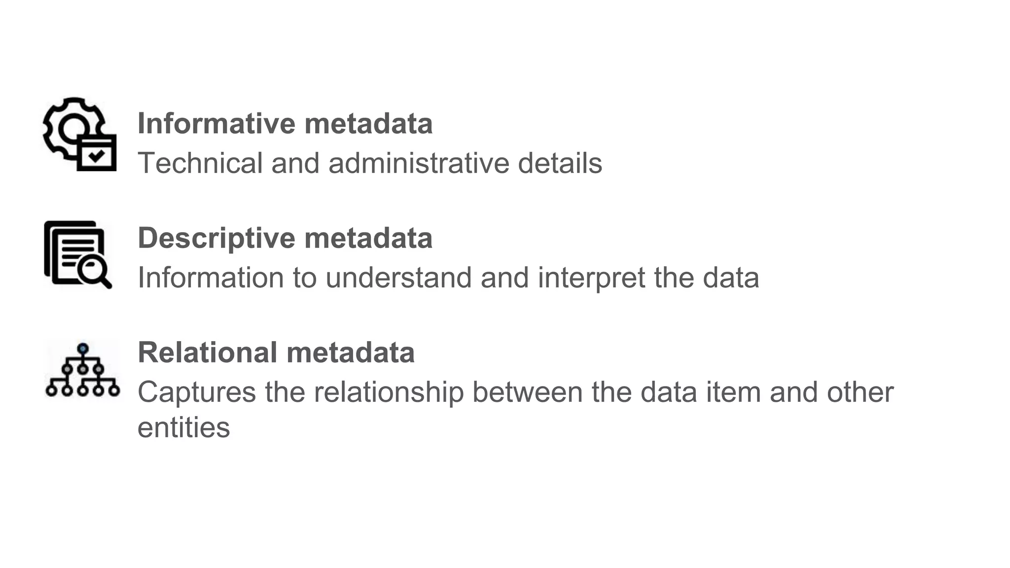 A metadata standard for Knowledge Graphs | PPT