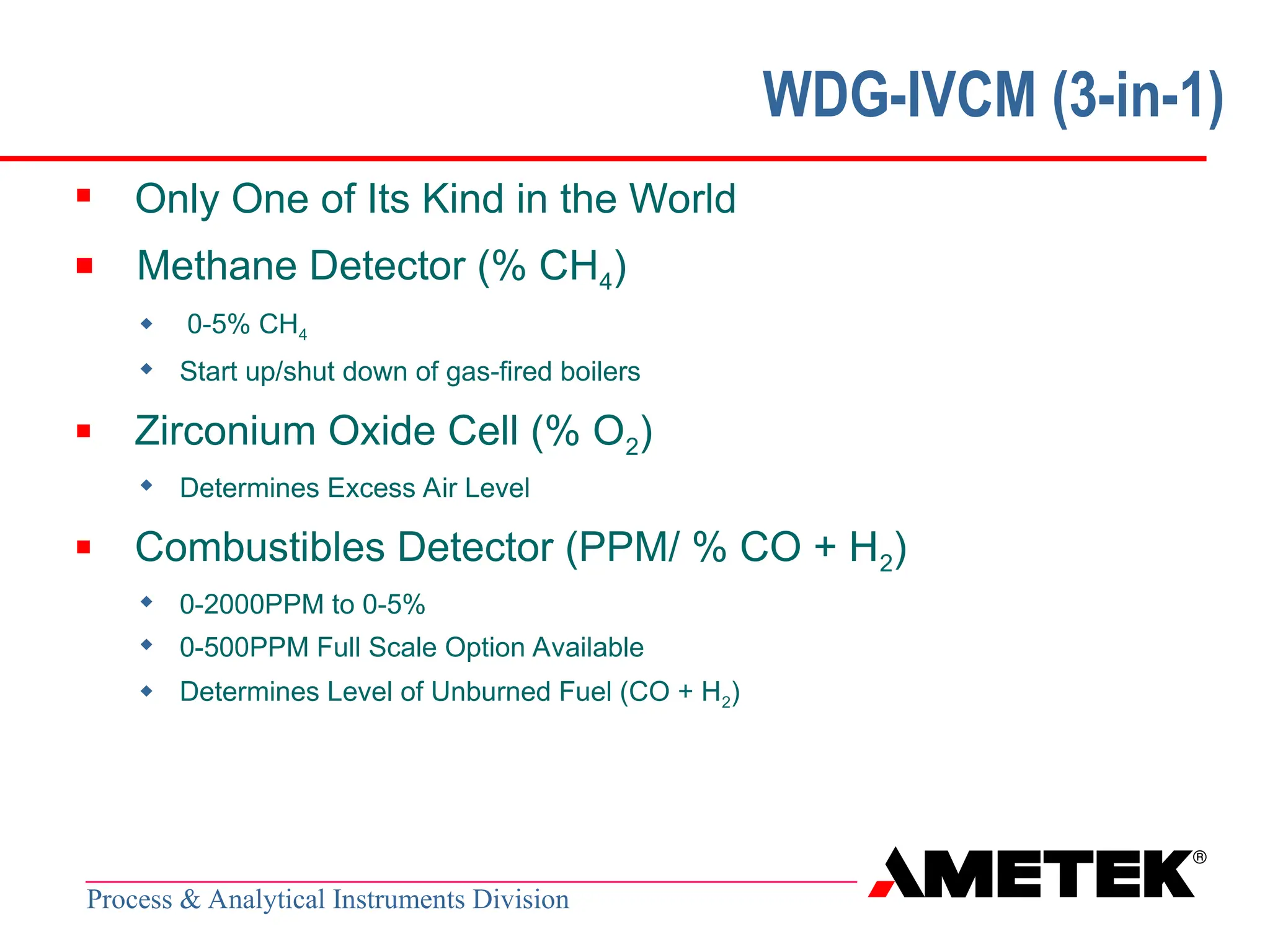 Ametek Oxygen Analysers Presentation o Oxygen analysers | PPT