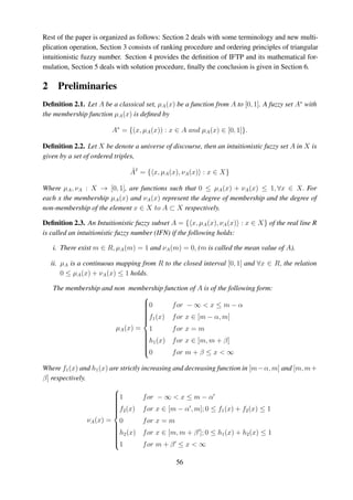 A method for solving unbalanced intuitionistic fuzzy transportation problems | PDF