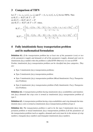 A method for solving unbalanced intuitionistic fuzzy transportation problems | PDF