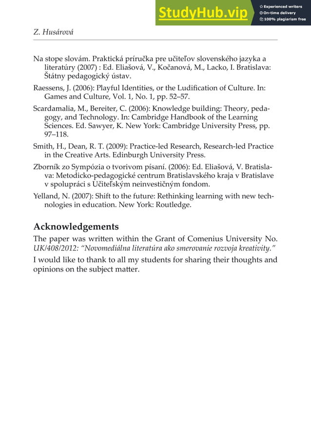 A Method Of Teaching Multimodal Creative Writing | PDF