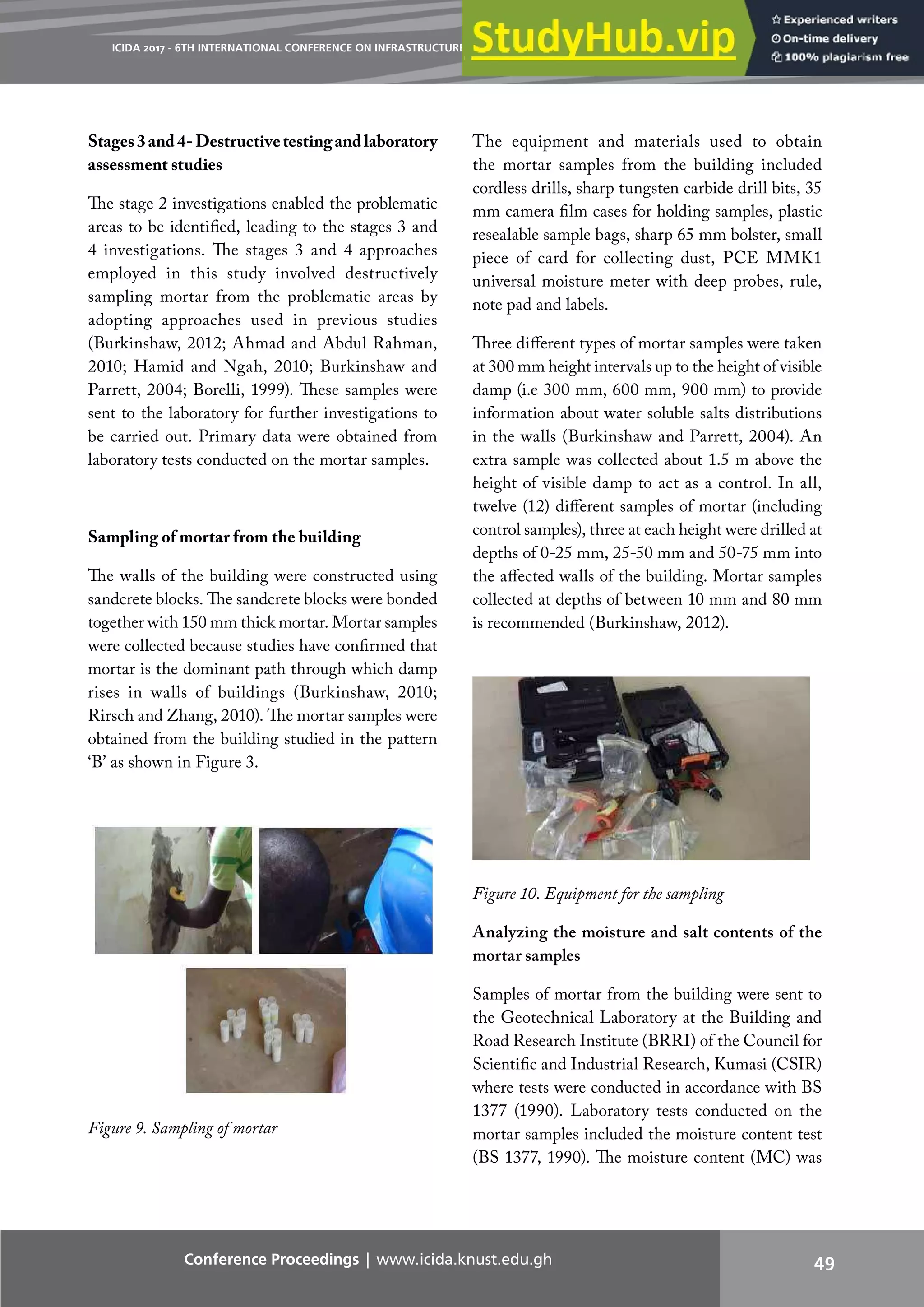 A METHODOLOGY FOR DIAGNOSING DAMP IN A TROPICAL BUILDING | PDF