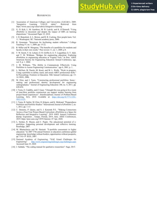 A Methodology To Analyze Self-Reflection In E-Portfolios | PDF